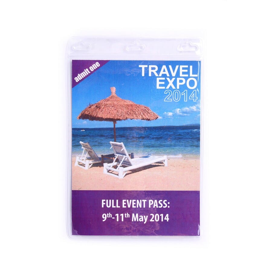 Clear A6 Sized Flexible Card Holder - ID Supplies